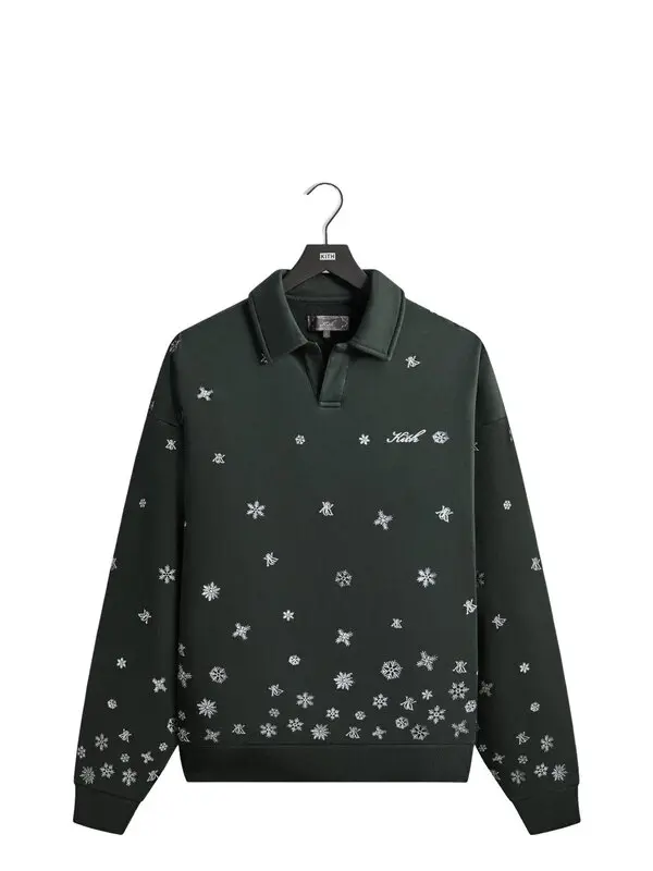Kith Kithmas 2025 Snowflakes Nelson Rugby Pullover - Stadium
