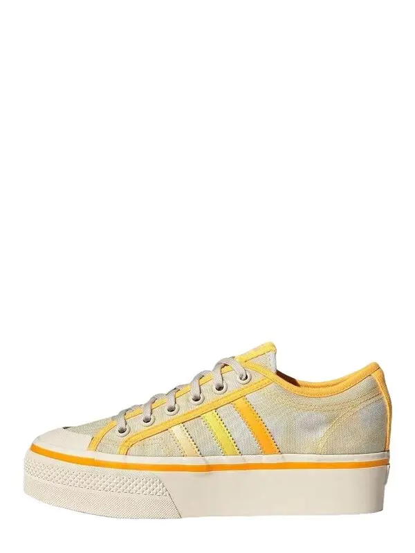 Adidas Nizza Platform Sneakers - Cream/yellow