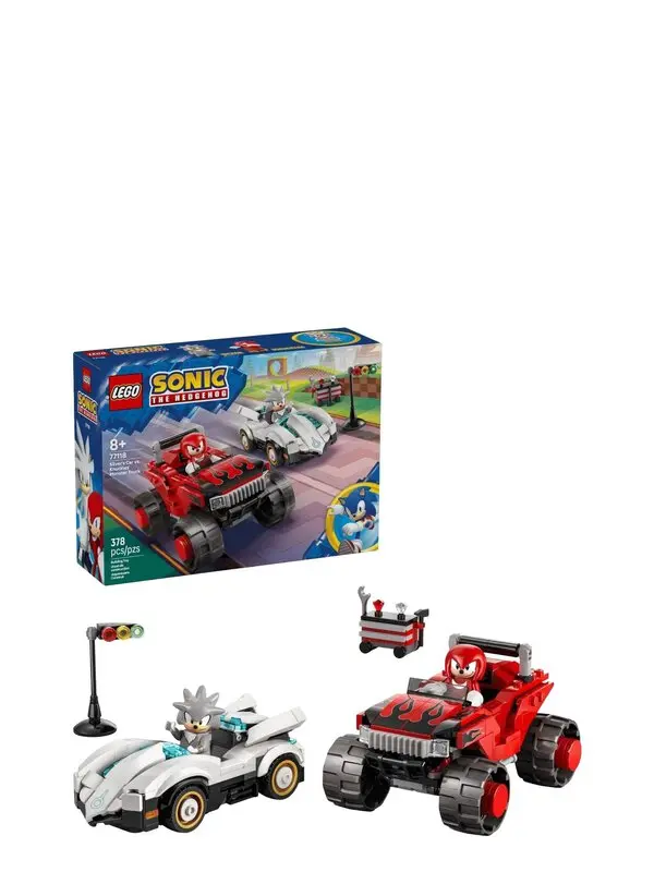 Lego Sonic The Hedgehog Silver's Car Vs. Knuckles' Monster Truck Building Toy - Multi-color