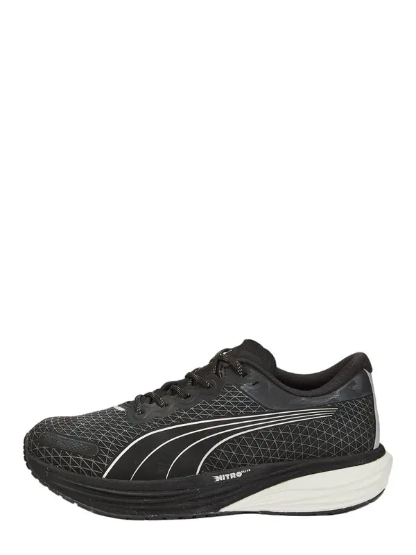 PUMA Deviate Nitro 2 Wtr Athletic Sneakers - Black/metallic Silver