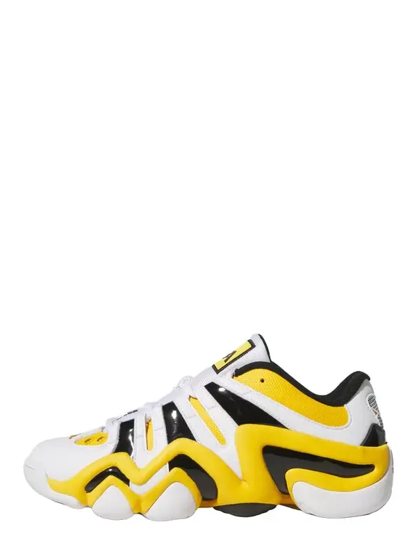 Adidas Crazy 8 Low "alabama State" Sneakers - Cloud White/goldenrod/core Black