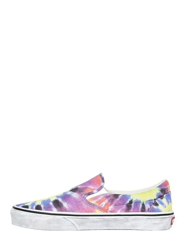 VANS Classic Slip-on 'washed Tie Dye' Sneakers - Multi-color