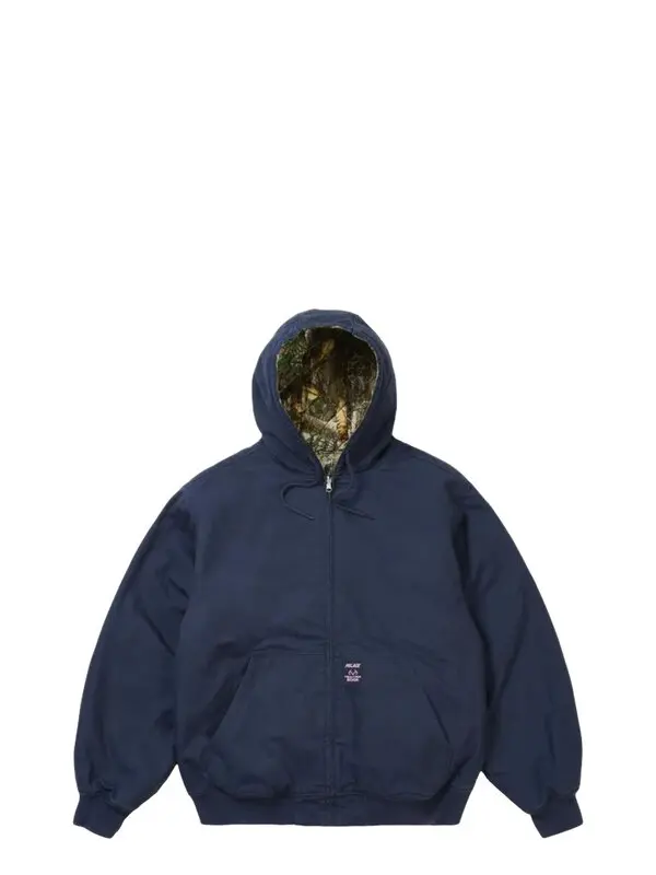 PALACE Ss26 Realtree Reversible Hooded Jacket - Navy