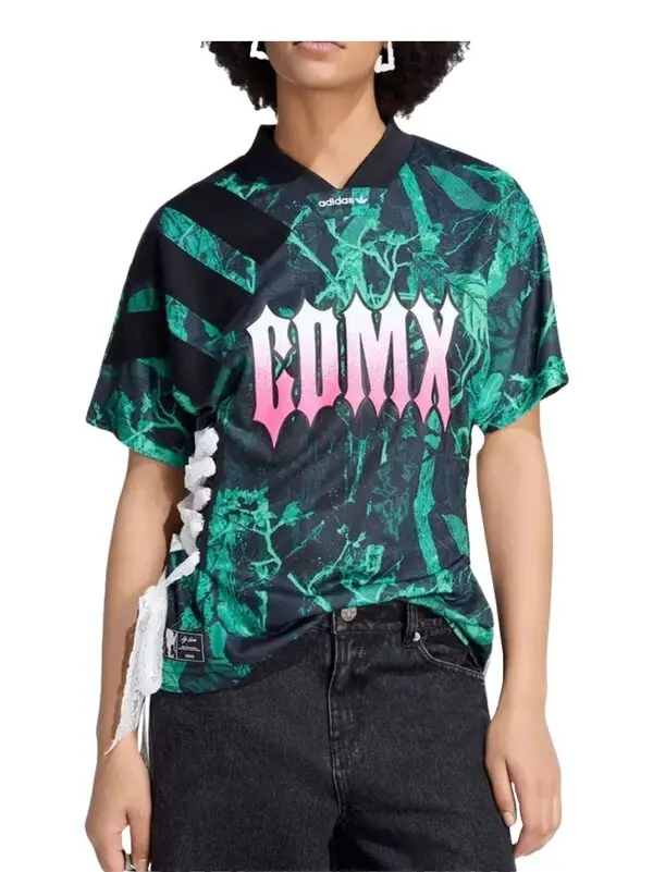 Adidas Mexico Reconstructed Short Sleeve Jersey - Multicolor