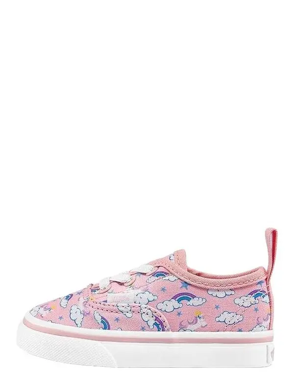 VANS Authentic Elastic Lace Low Top Sneakers - Pink/blue