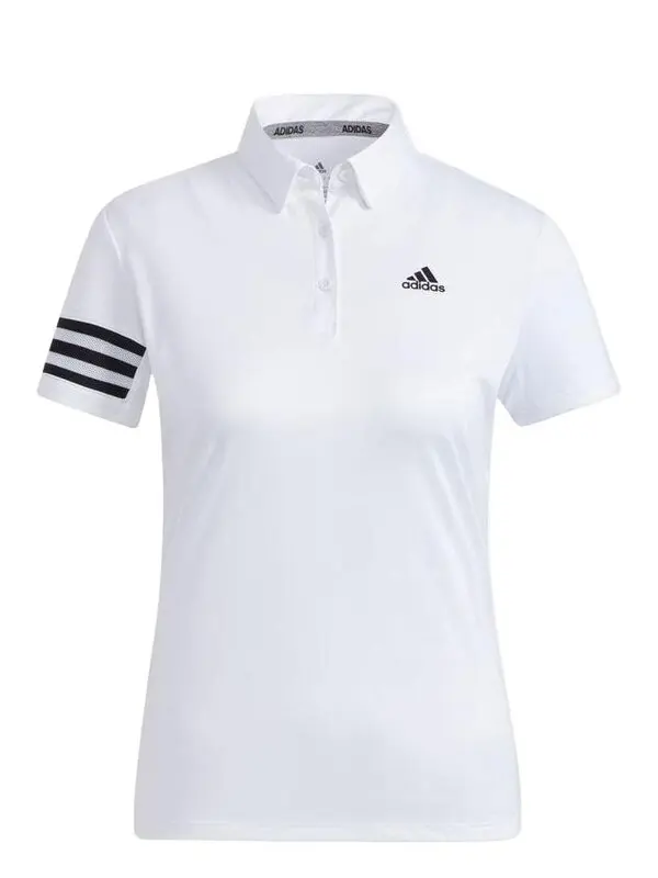 Adidas Aeroready Debossed Polo Shirt - White