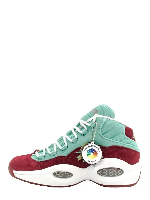 REEBOK X Sneakersnstuff Question Mid 'a Shoe About Nothing - Red/blue