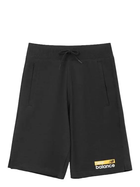 NEW BALANCE Cotton Sport Shorts - Black