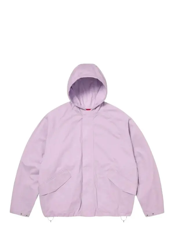 Supreme Hooded Raglan Jacket - Lilac