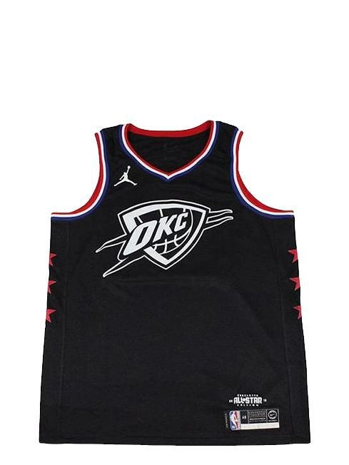 Nike Nba 2019 All-star "okc Thunder" Russell Westbrook Jersey - Black
