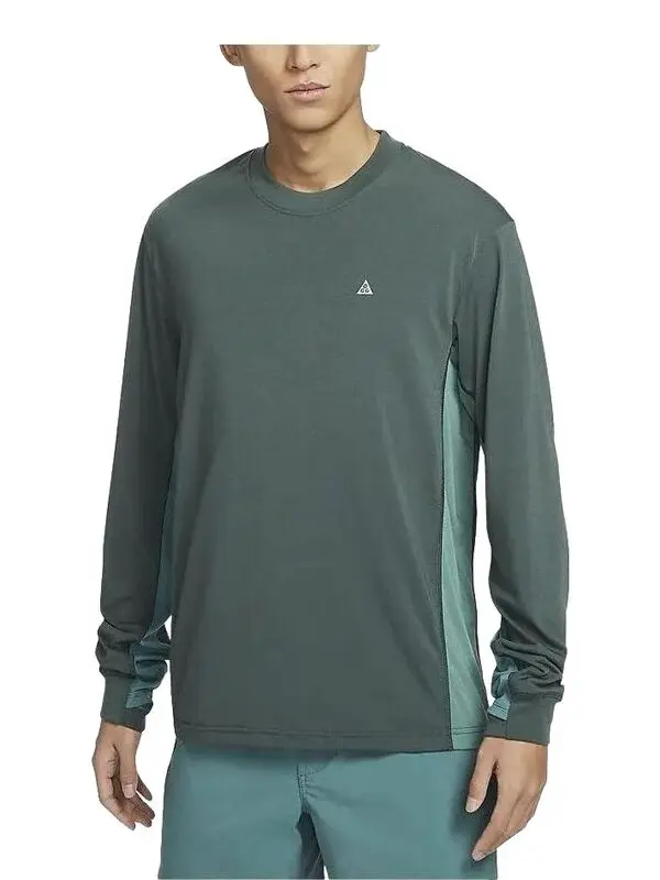 Nike Goat Rocks Dri-fit Adv Long Sleeve T-shirt - Green/white
