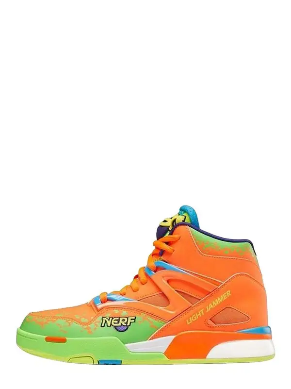 REEBOK Nerf X Pump Omni Zone Ii Light Jammer High-top Sneakers - Orange/green