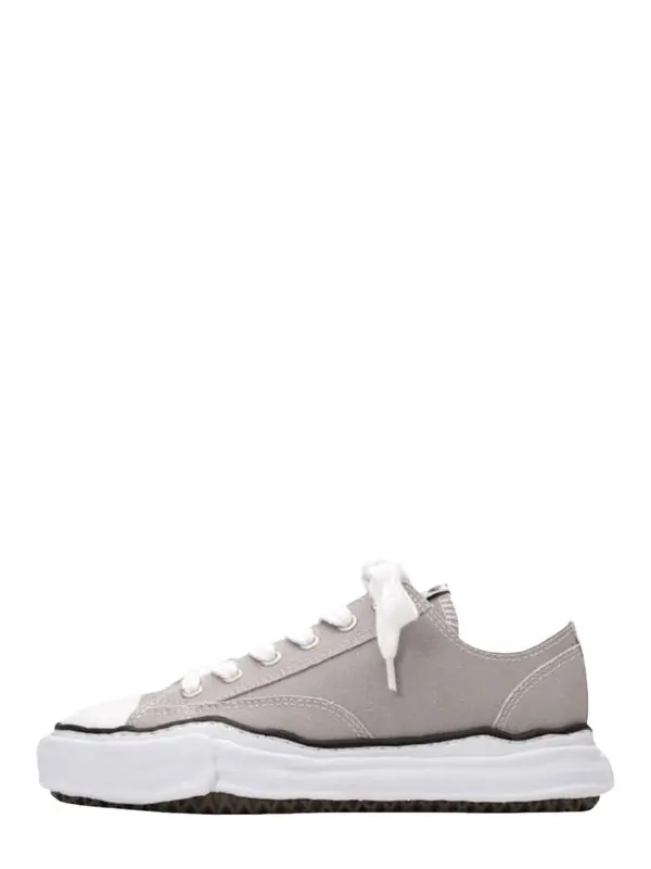 Mihara Yasuhiro Peterson Og Sole Canvas Low Top Sneakers - Grey