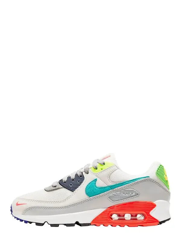 Nike Max 90 "evolution Of Icon" Sneakers - White/blue/red