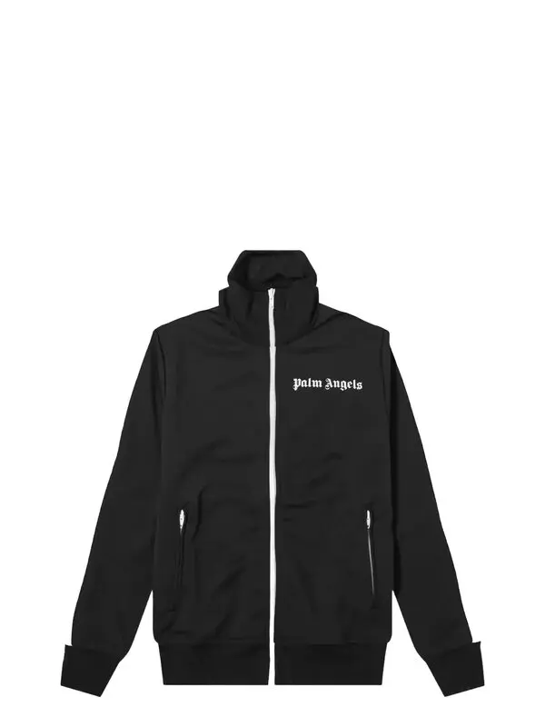 Palm Angels Ss21 Classic Track Jacket - Black/white