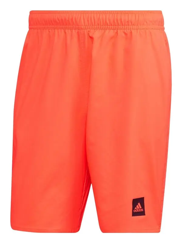Adidas Solid Color Logo Straight Sports Shorts - Default Colorway