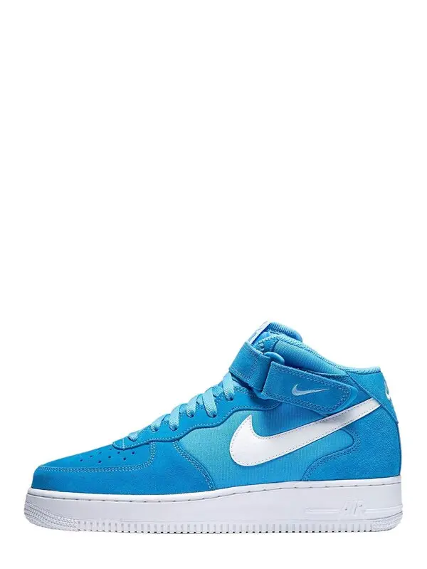 Nike Force 1 Mid '07 Sneakers - Blue/white
