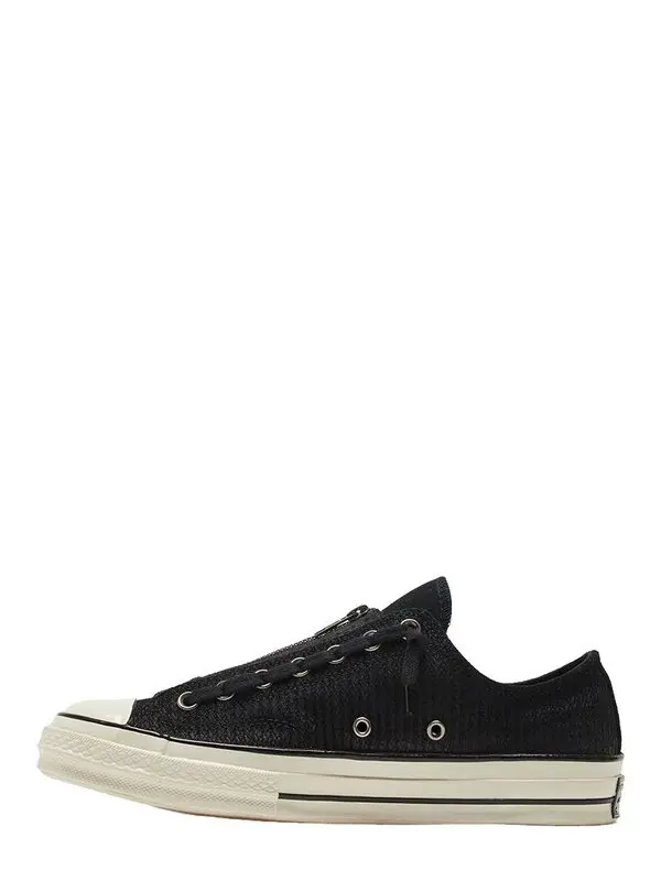 CONVERSE Chuck 70 Zip Low Embossed Suede - Black