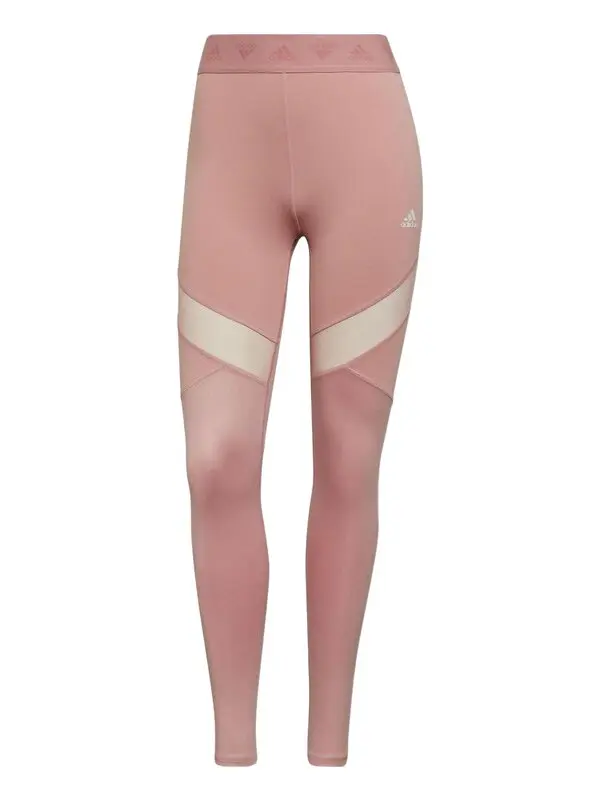 Adidas Hyperglam High-rise Long Tights Asia Sizing - Pink