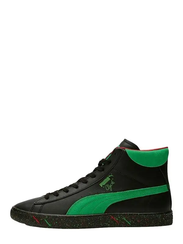 PUMA Elf X Clyde Mid "christmas Elf Costume" Sneakers - Black