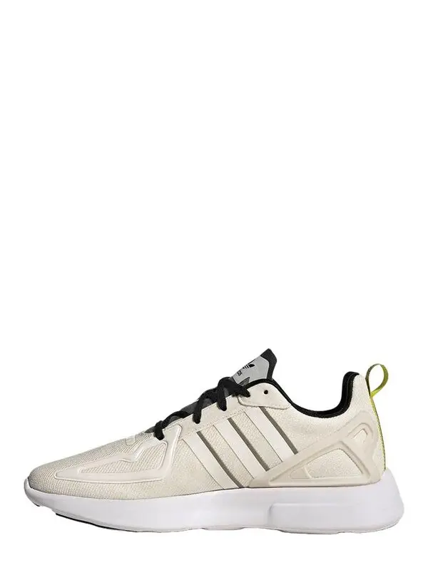 Adidas Zx 2k Flux Feather Grey Athletic Sneakers - White