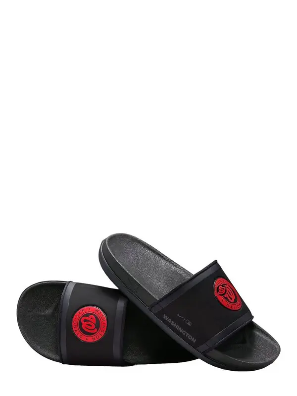 Nike Mlb X Offcourt Slide Washington Nationals - Black/pitch Blue/sport Red