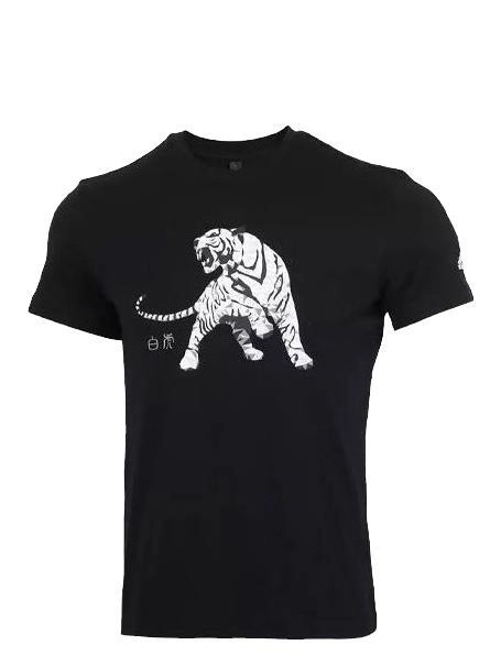 Adidas Casual Sports Crew Neck Tiger Short Sleeve - Black