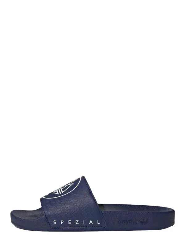 Adidas Adilette Spzl Slides - Blue/white