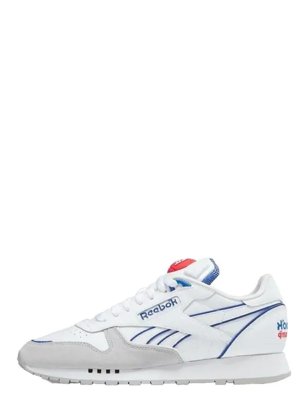 REEBOK Classic Leather Pump Sneakers - Ftw White/vector Blue/vector Red