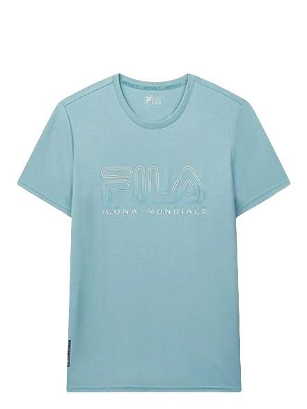 FILA Hollow Out Subject Printing Short Sleeve - Green