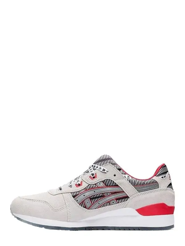 Asics Gel Lyte 3 "glacier Grey" Sneakers - Grey/red