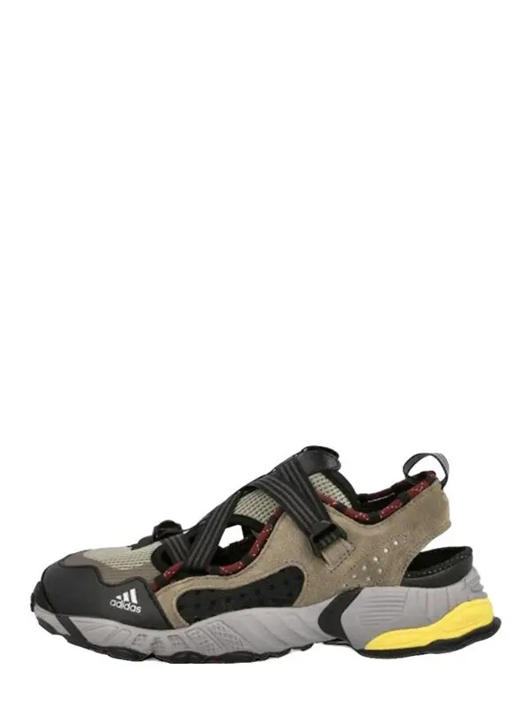 Adidas Novaturbo 'branch' Sandals - Black/green/yellow