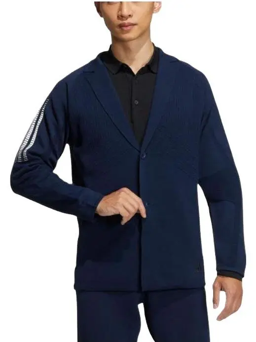 Adidas Taylored Jkt Stripe Lapel Zipper Cardigan - Default Colorway