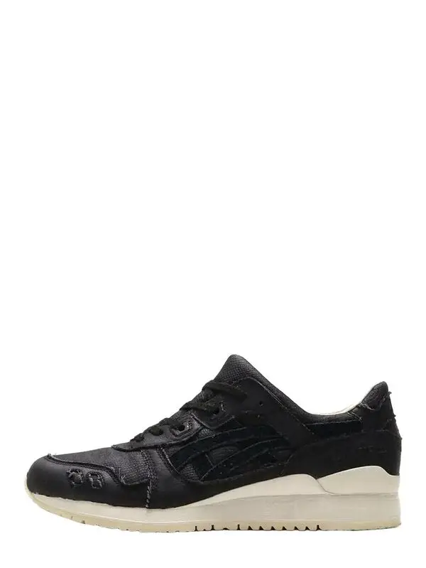 Asics Gel-lyte Iii "reptile Black" Lace-up Sneakers - Black/black