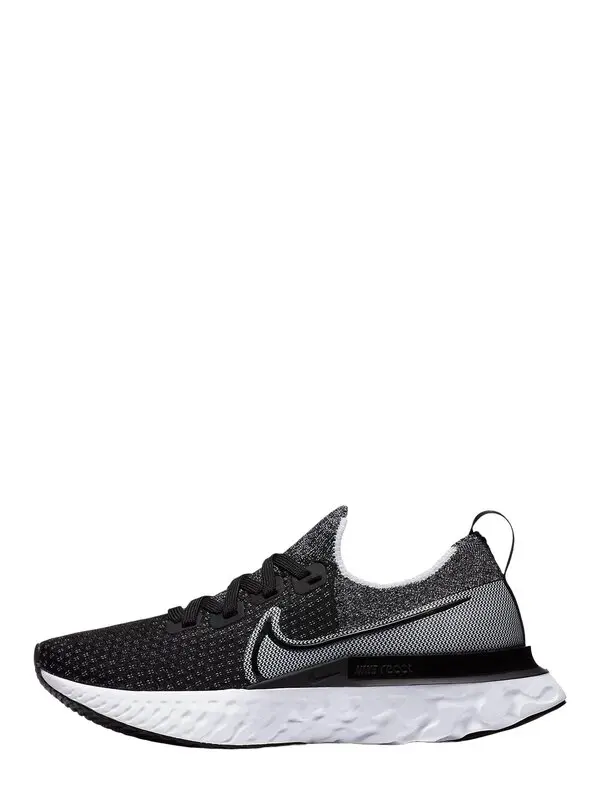 Nike React Infinity Run Flyknit Athletic Sneakers - Black
