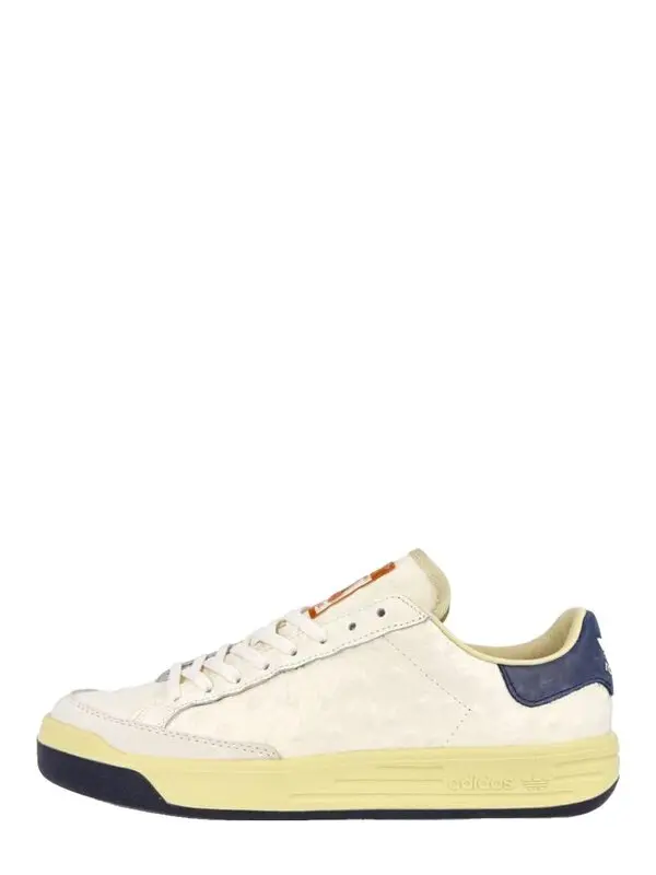 Adidas Rod Laver Consortium Ostrich Leather Sneakers - White/blue