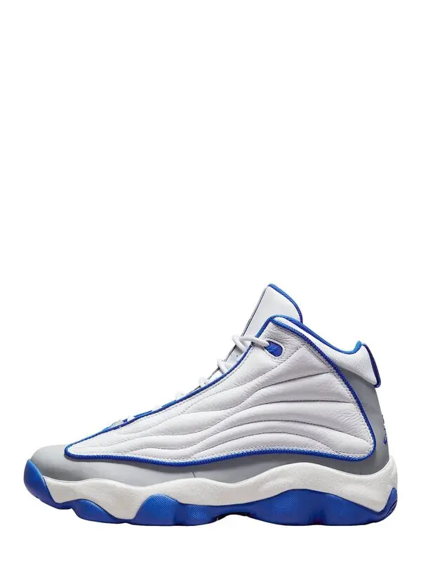 JORDAN Pro Strong High Top Sneakers - White/blue