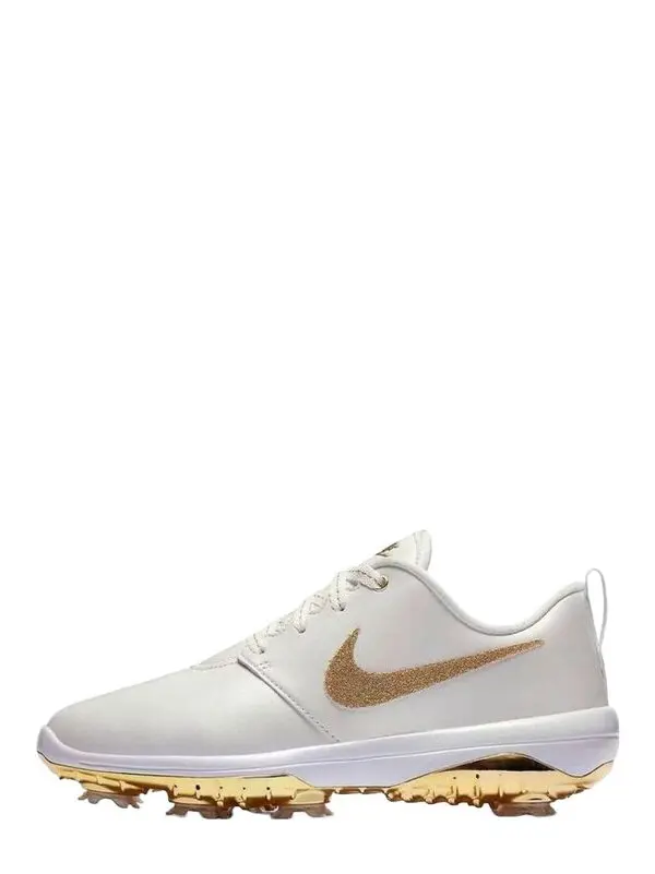 Nike Roshe Golf X Swarovski Gold Sneakers - White/gold