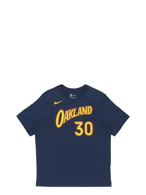 Nike Golden State Warriors Stephen Curry Retro Basketball Jersey T-shirt - Black
