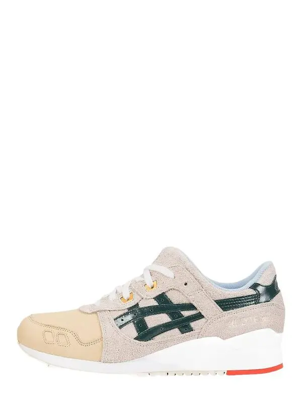 Asics Gel-lyte Iii Suede And Leather Sneakers - Birch/hampton Green