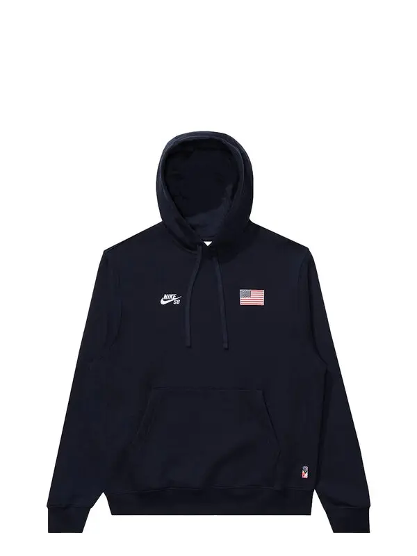 Nike Fleece Pullover Hoodie - Navy
