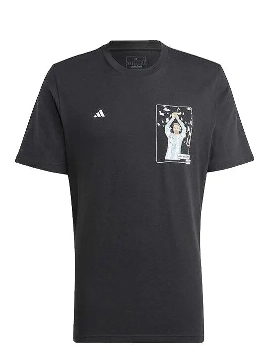 Adidas Messi Football Icon Graphic Tee - Black