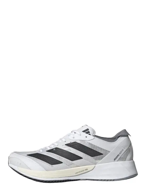 Adidas Adizero Adios Athletic Sneakers - White/black/grey