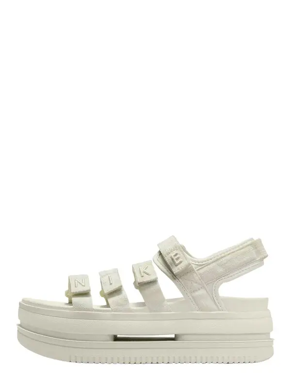 Nike Icon Classic Se Platform Sandals - Beige