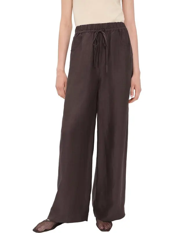 Ag Century Wide-leg Pants - Oak Barrel