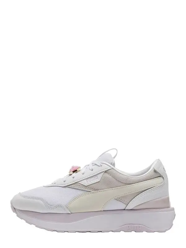 PUMA Cruise Rider Sneakers With Embellished Detailing - White/grey