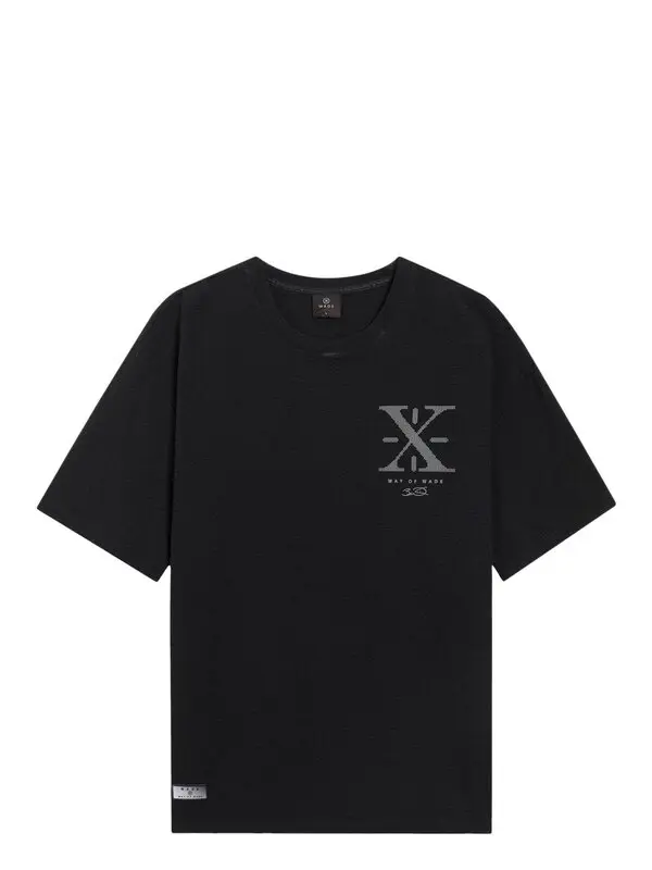 LI-NING Way Of Wade Graphic T-shirt 'black - Black/grey