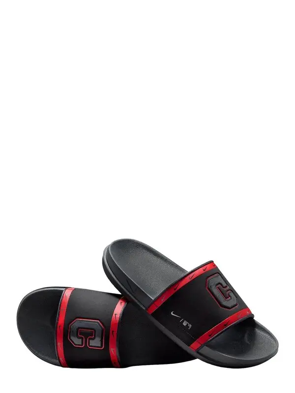 Nike Mlb X Offcourt Slide "cleveland - Black/red