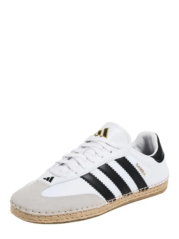 Adidas X Edison Chen Clot Samba Sneakers - Ftwr White/core Black/white
