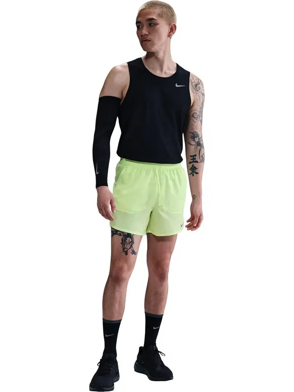 Nike Dri-fit Stride 5" Running Shorts - Barely Volt
